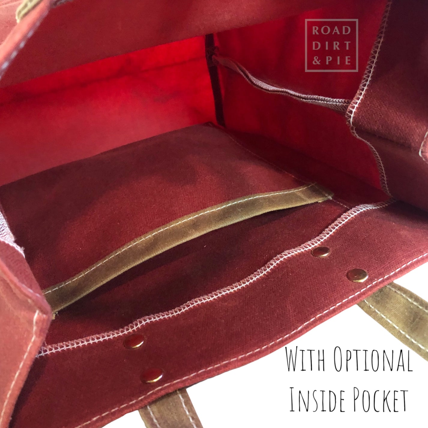 Small Waxed Canvas Tote Bag - Sequoia – Road Dirt & Pie