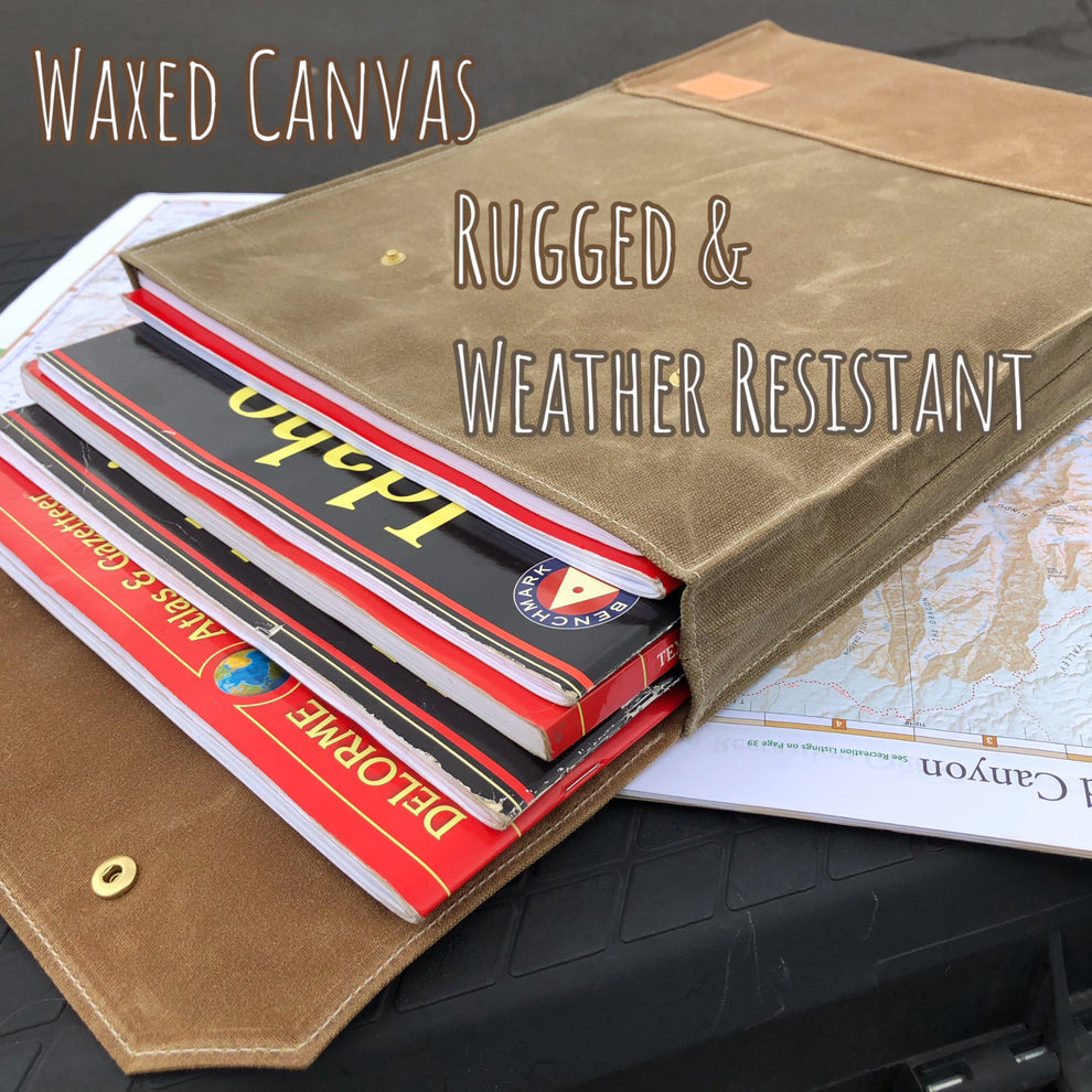 Overlanding Map Bag — All Color Options – Road Dirt & Pie